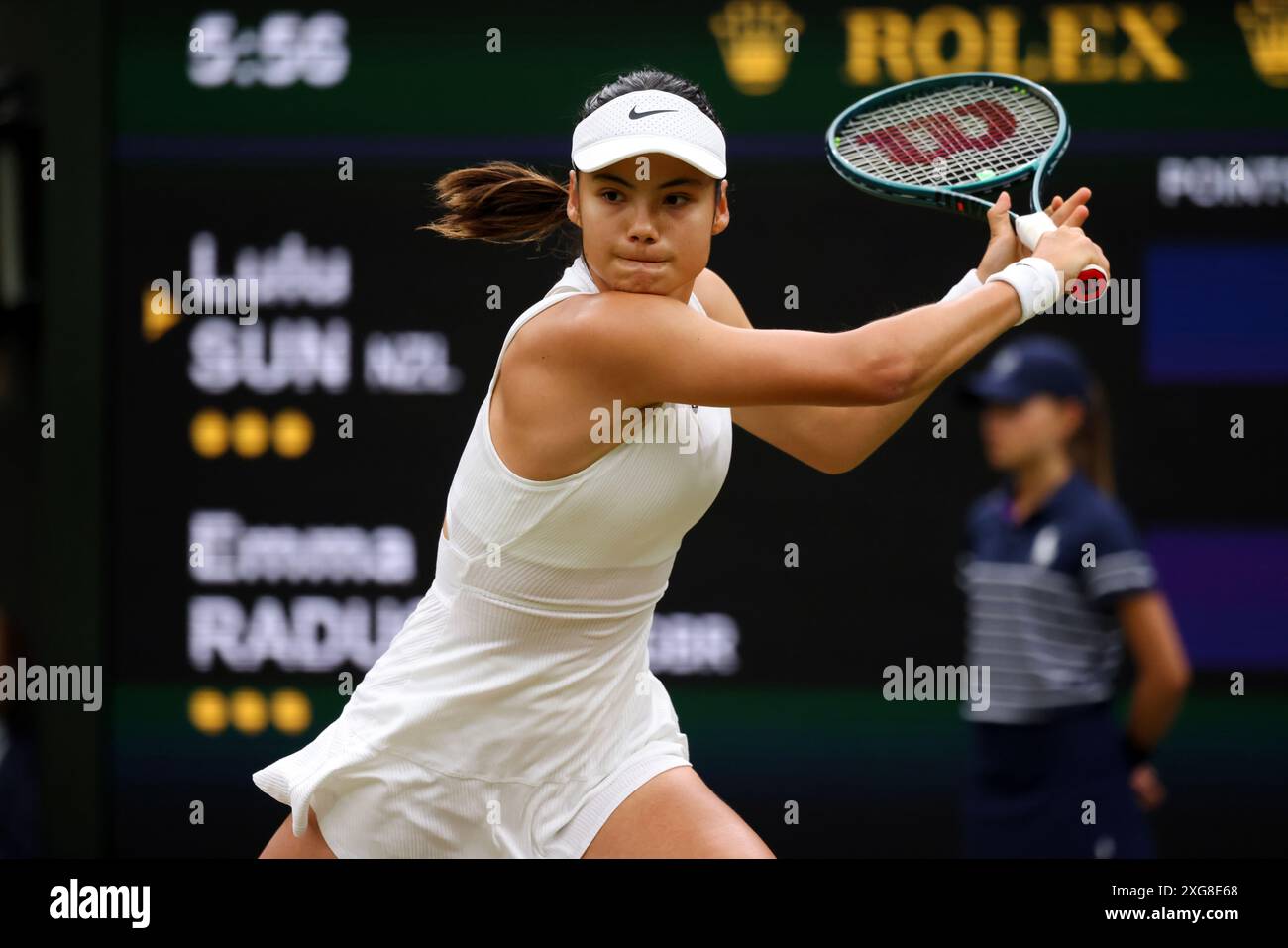 Wimbledon, London, UK. 07th July, 2024. Emma Raducanu of the United ...
