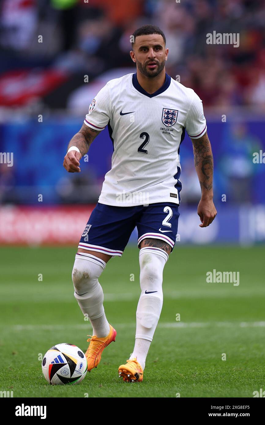 Kyle Walker of England in action during the Uefa Euro 2024 quarter ...