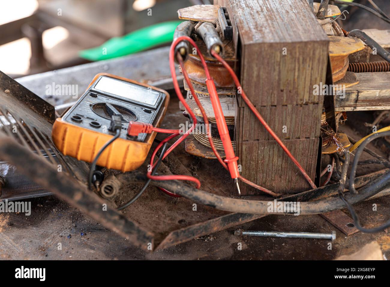 Vintage digital multimeter hi-res stock photography and images - Alamy