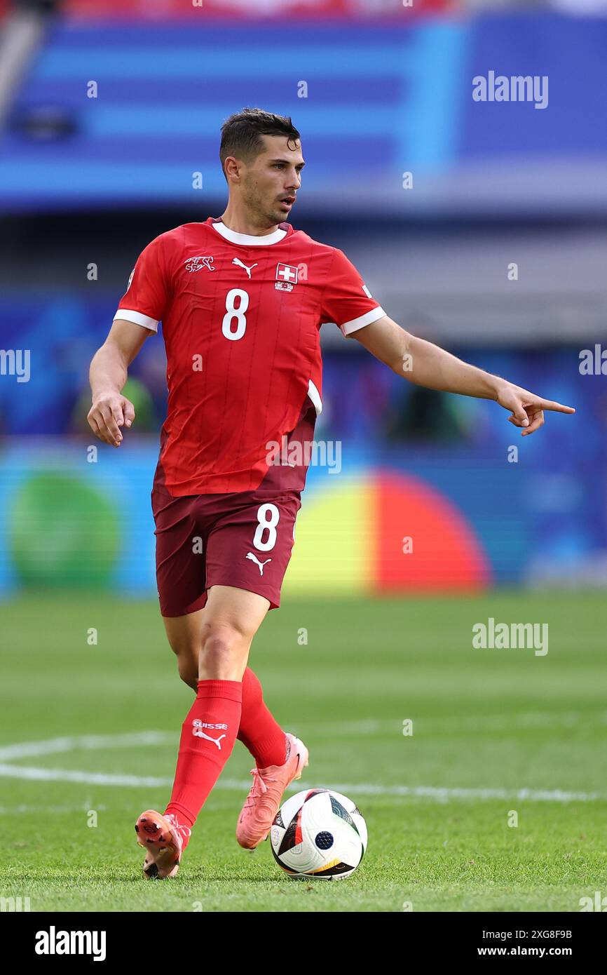 Remo Freuler of Switzerland in action during the Uefa Euro 2024 quarter ...