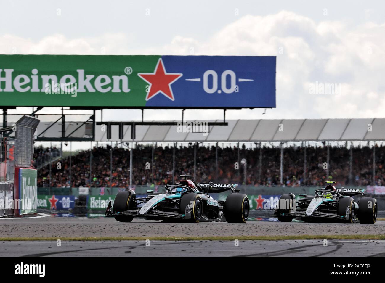 Silverstone, UK. 07th July, 2024. George Russell (GBR) Mercedes AMG F1 ...