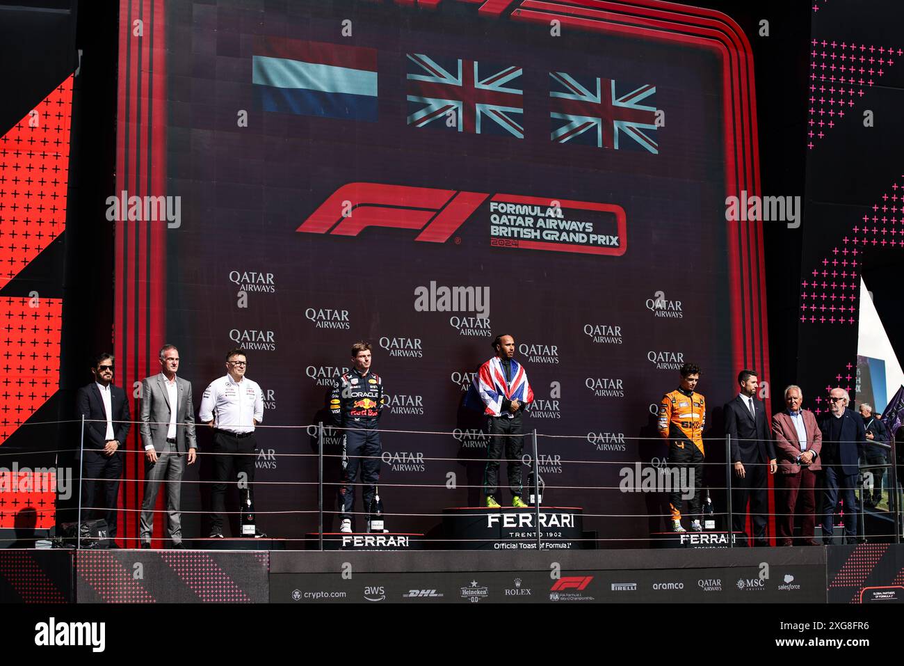 Silverstone,UK. 07th July, 2024. HAMILTON Lewis (gbr), Mercedes AMG F1 ...