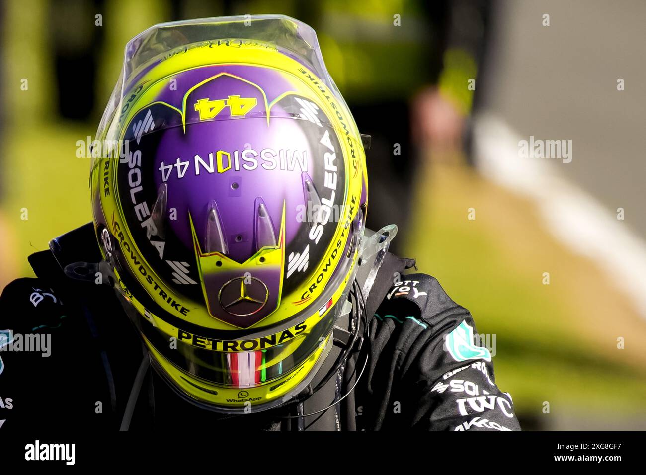 SILVERSTONE - Lewis Hamilton (Mercedes) wins the Grand Prix of Great ...