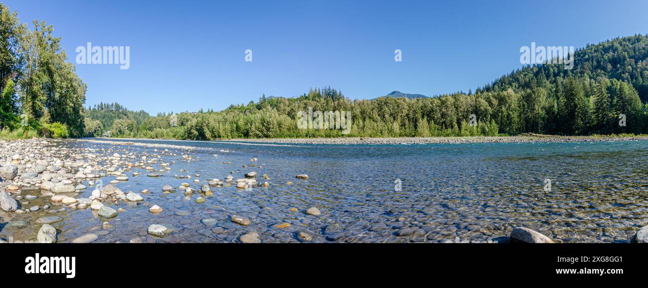 Mesmerizing view of the Vedder River winding through Chilliwack ...