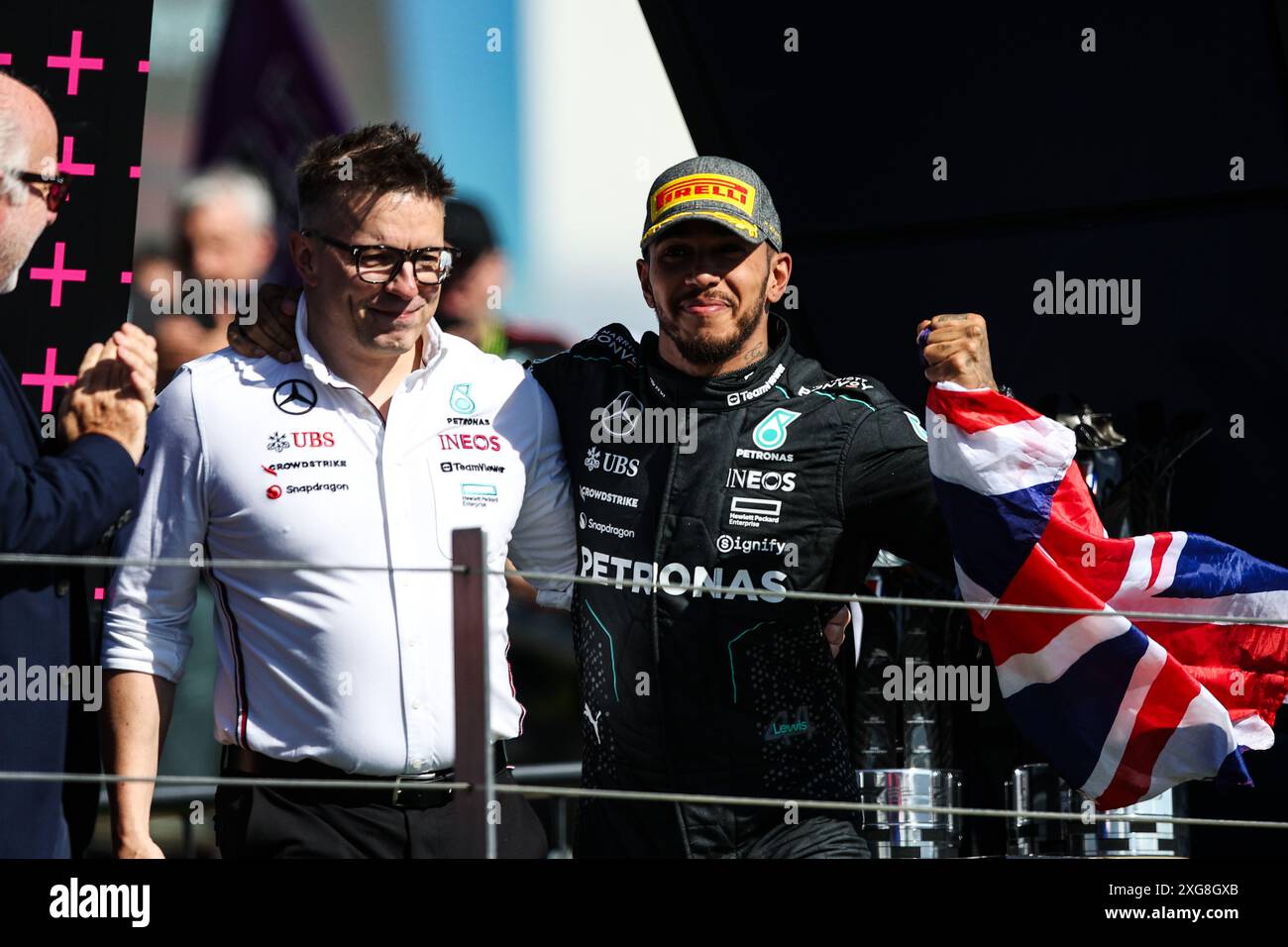 HAMILTON Lewis (gbr), Mercedes AMG F1 Team W15, portrait Peter 'Bono ...