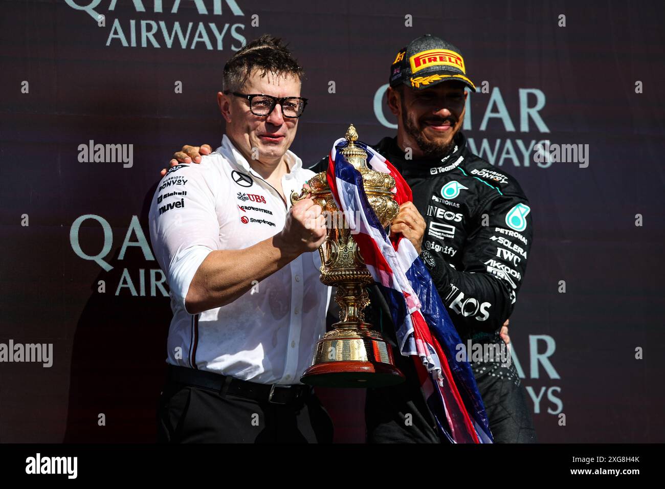 Peter 'Bono' Bonnington, senior race engineer for Lewis Hamilton ...