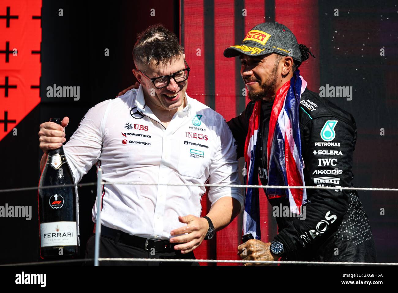 Peter 'Bono' Bonnington, senior race engineer for Lewis Hamilton ...
