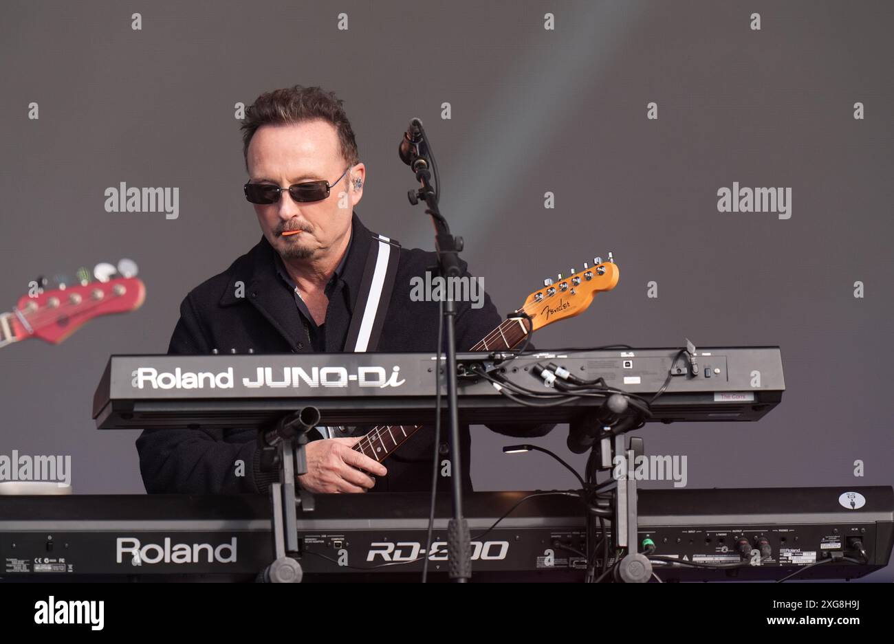 Jim Coor of The Coors performing on stage at BST Hyde Park in London ...