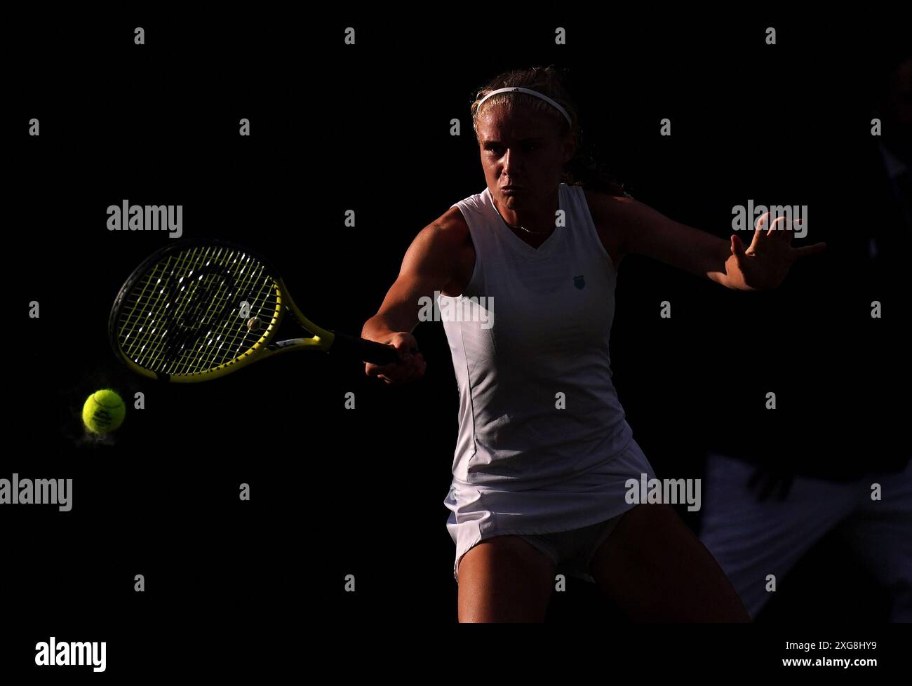 Hollie Smart on day seven of the 2024 Wimbledon Championships at the ...