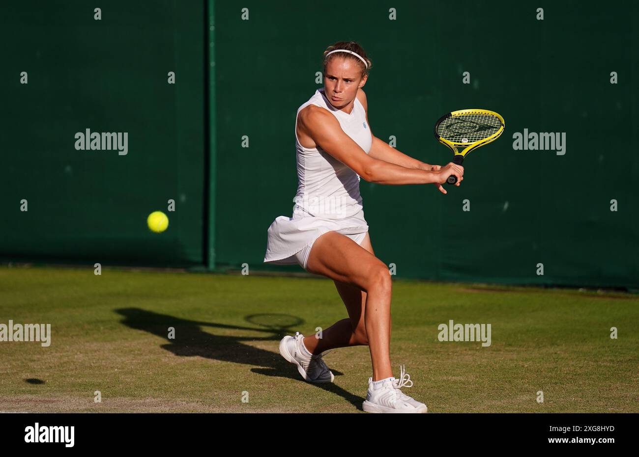 Hollie Smart on day seven of the 2024 Wimbledon Championships at the ...