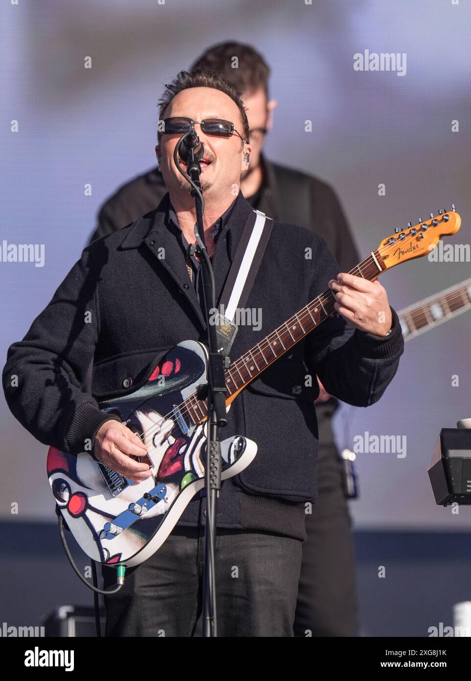 Jim Coor of The Coors performing on stage at BST Hyde Park in London ...