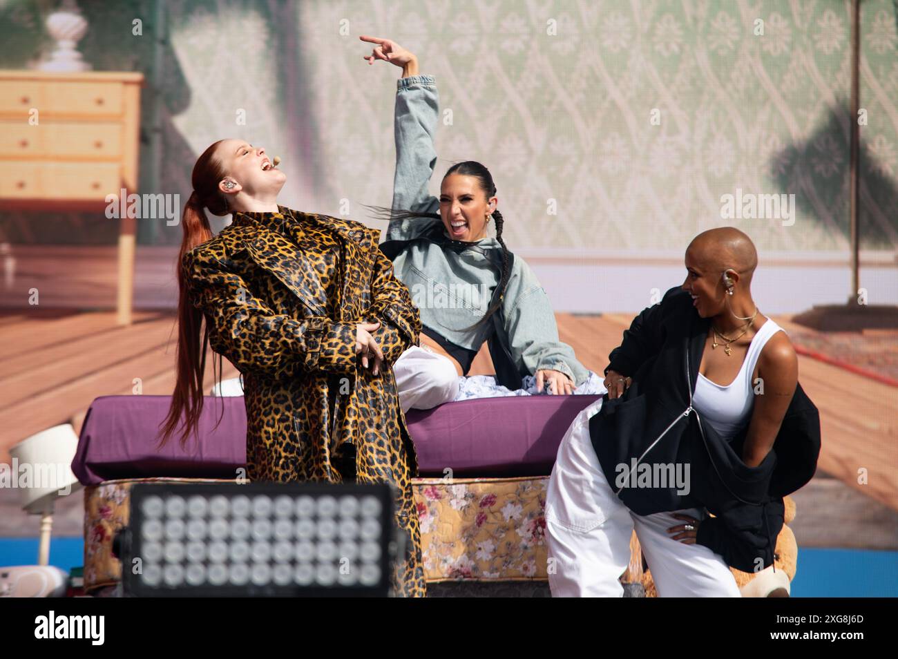 London, United KIngdom. 7th July 2024. Anne Marie entertains the crowd ...