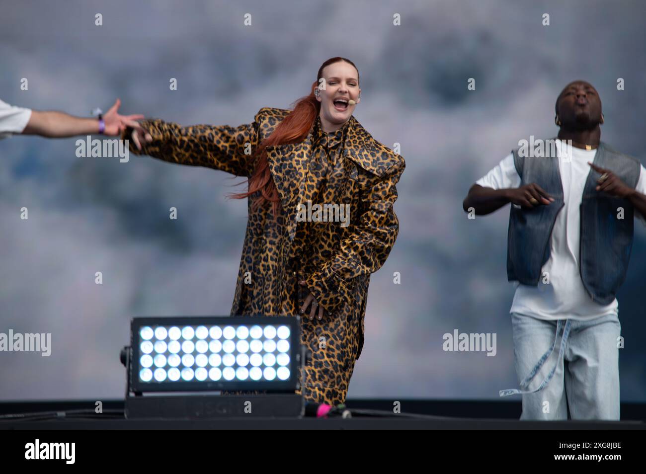 London, United KIngdom. 7th July 2024. Anne Marie entertains the crowd ...