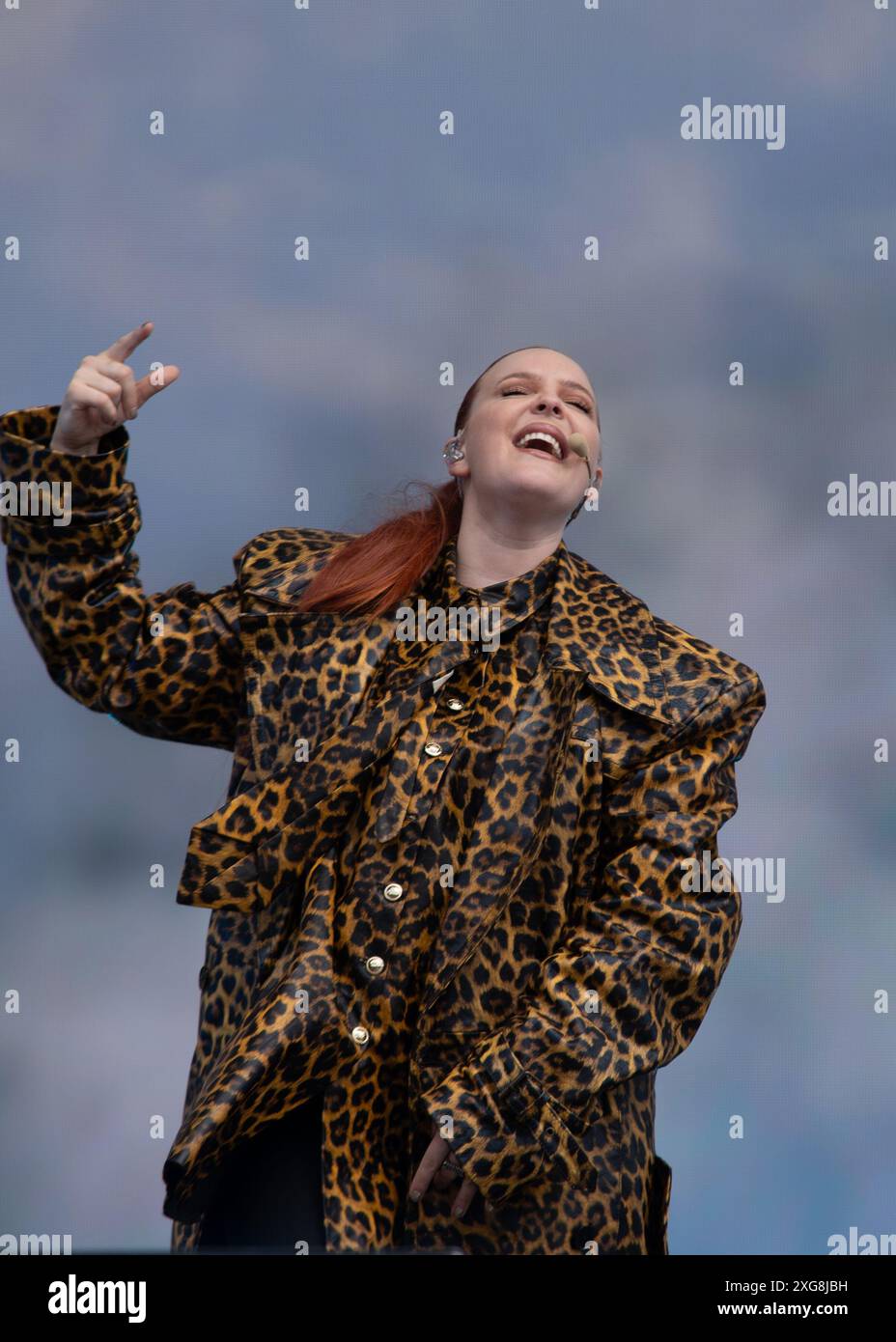 London, United KIngdom. 7th July 2024. Anne Marie entertains the crowd ...