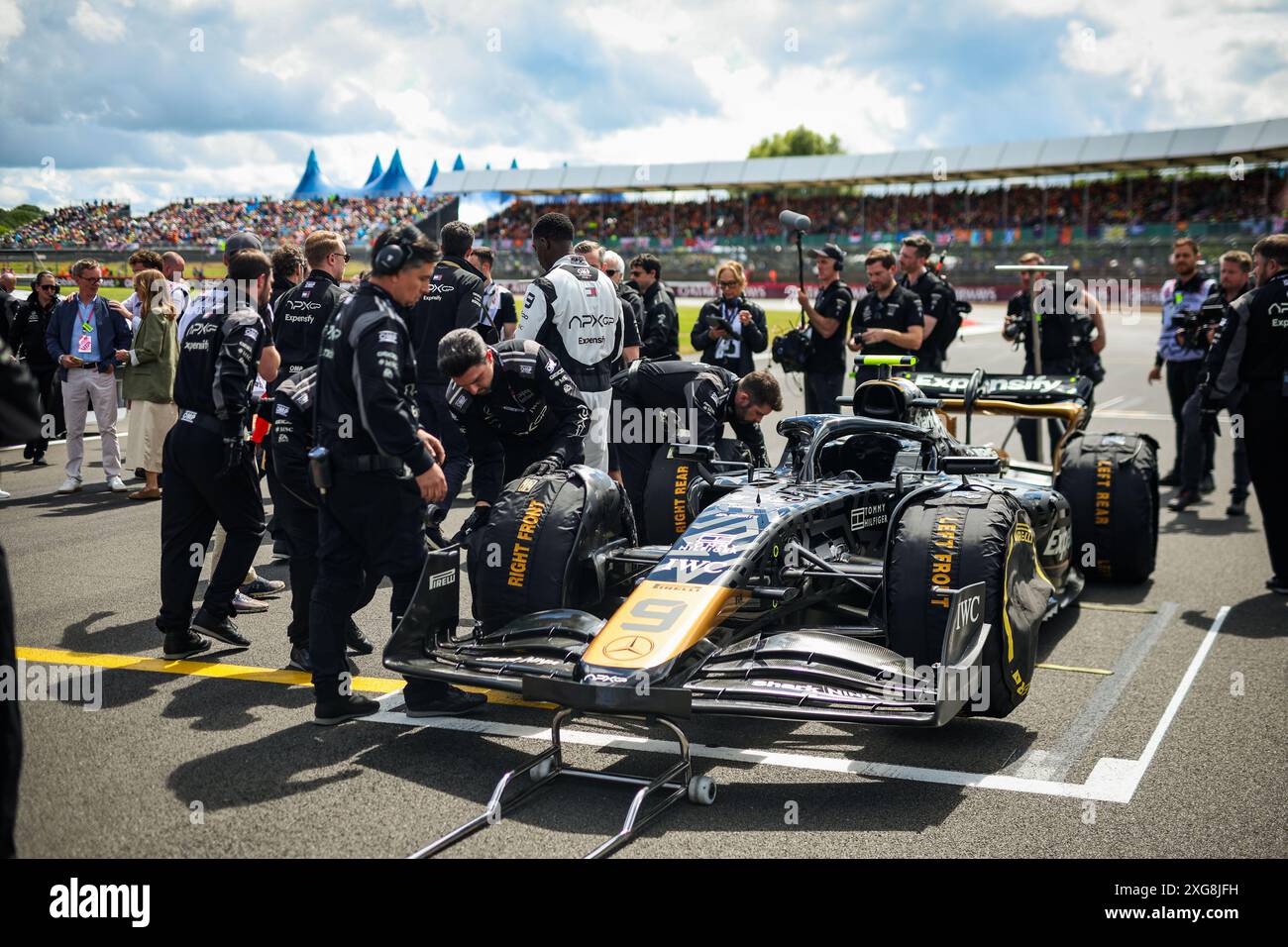 Modified F2 car prepared by Mercedes Applied Science and Carlin for the ...