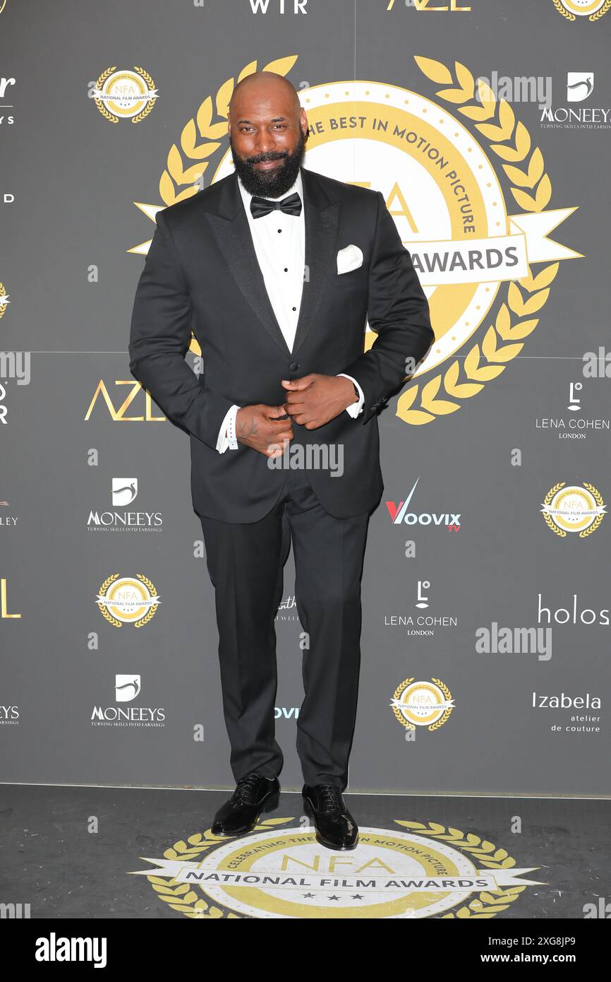 Logan Dean attends National Film Awards in London Stock Photo - Alamy