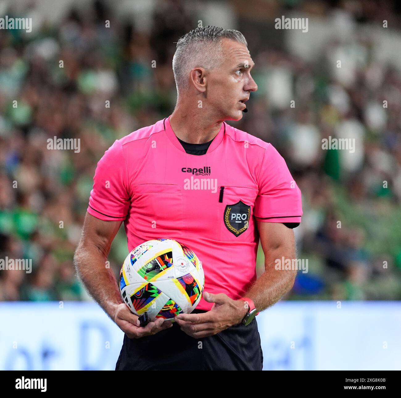 Austin, Texas, USA. 6th July, 2024. Referee TIMOTHY FORD during a Major ...