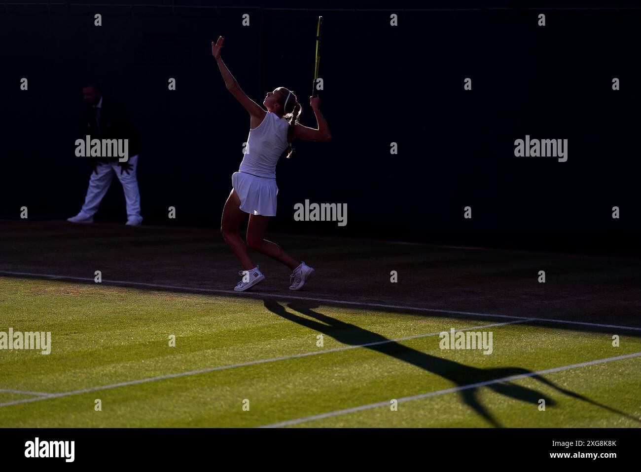 Hollie Smart on day seven of the 2024 Wimbledon Championships at the ...