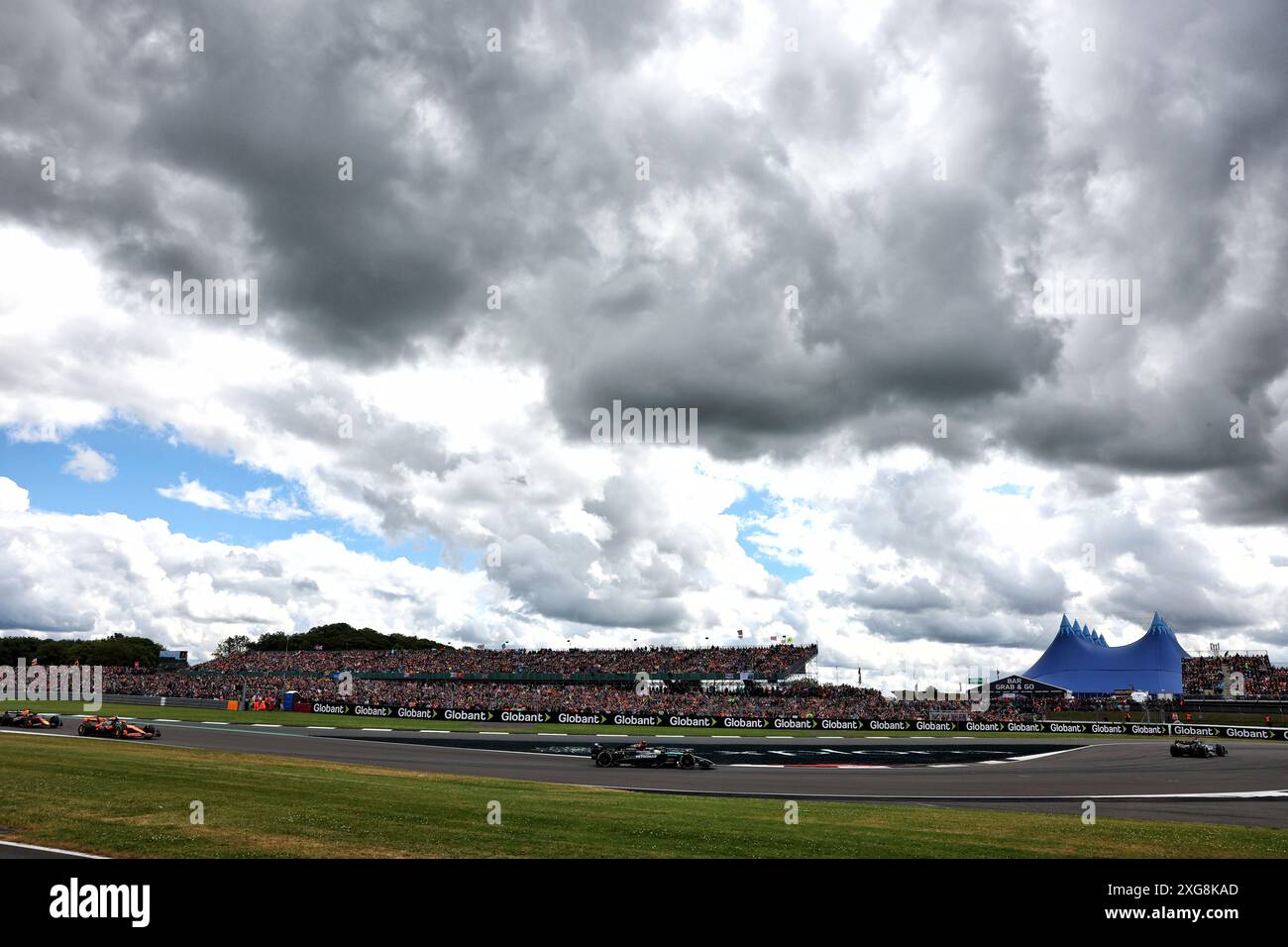 Silverstone, UK. 07th July, 2024. Lewis Hamilton (GBR) Mercedes AMG F1 ...