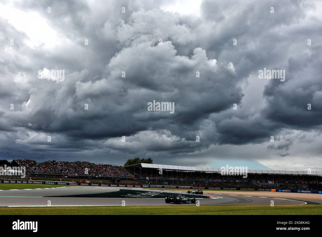 Silverstone, UK. 07th July, 2024. Lewis Hamilton (GBR) Mercedes AMG F1 ...