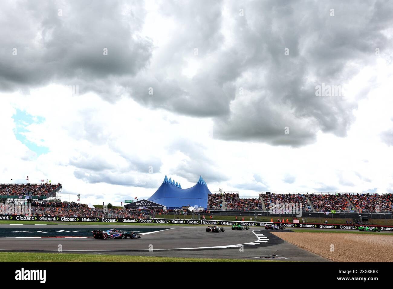 Silverstone, UK. 07th July, 2024. Esteban Ocon (FRA) Alpine F1 Team ...