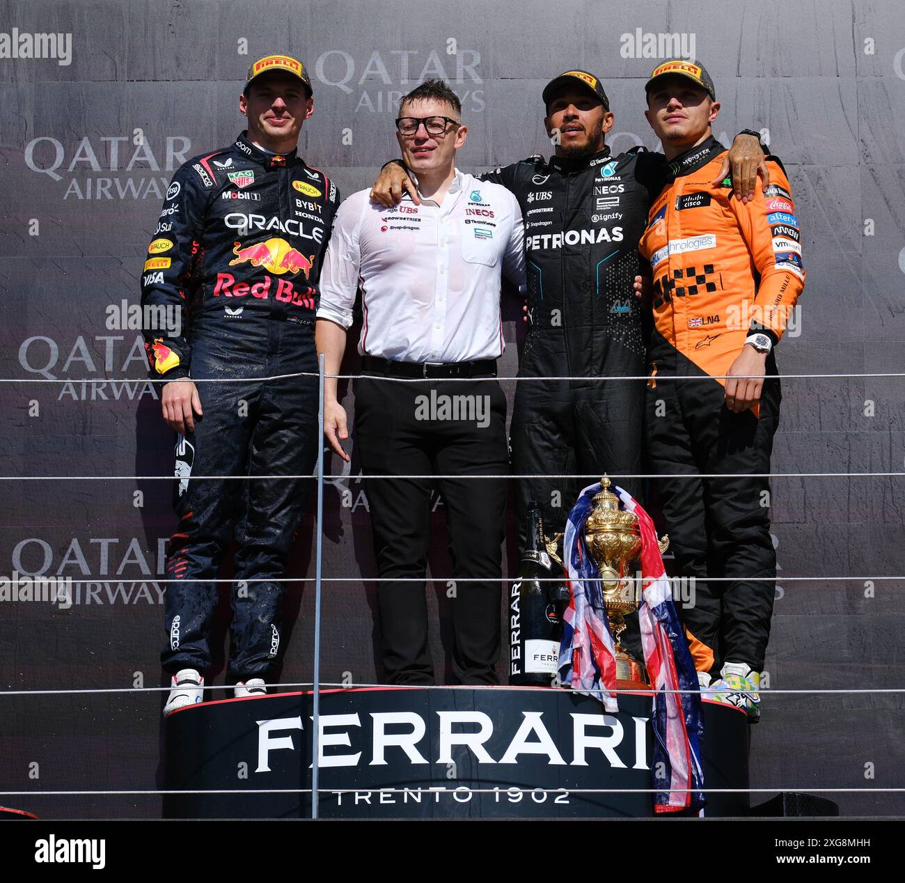 Silverstone Circuit, Northamptonshire, UK. 7th July, 2024. Formula 1 ...