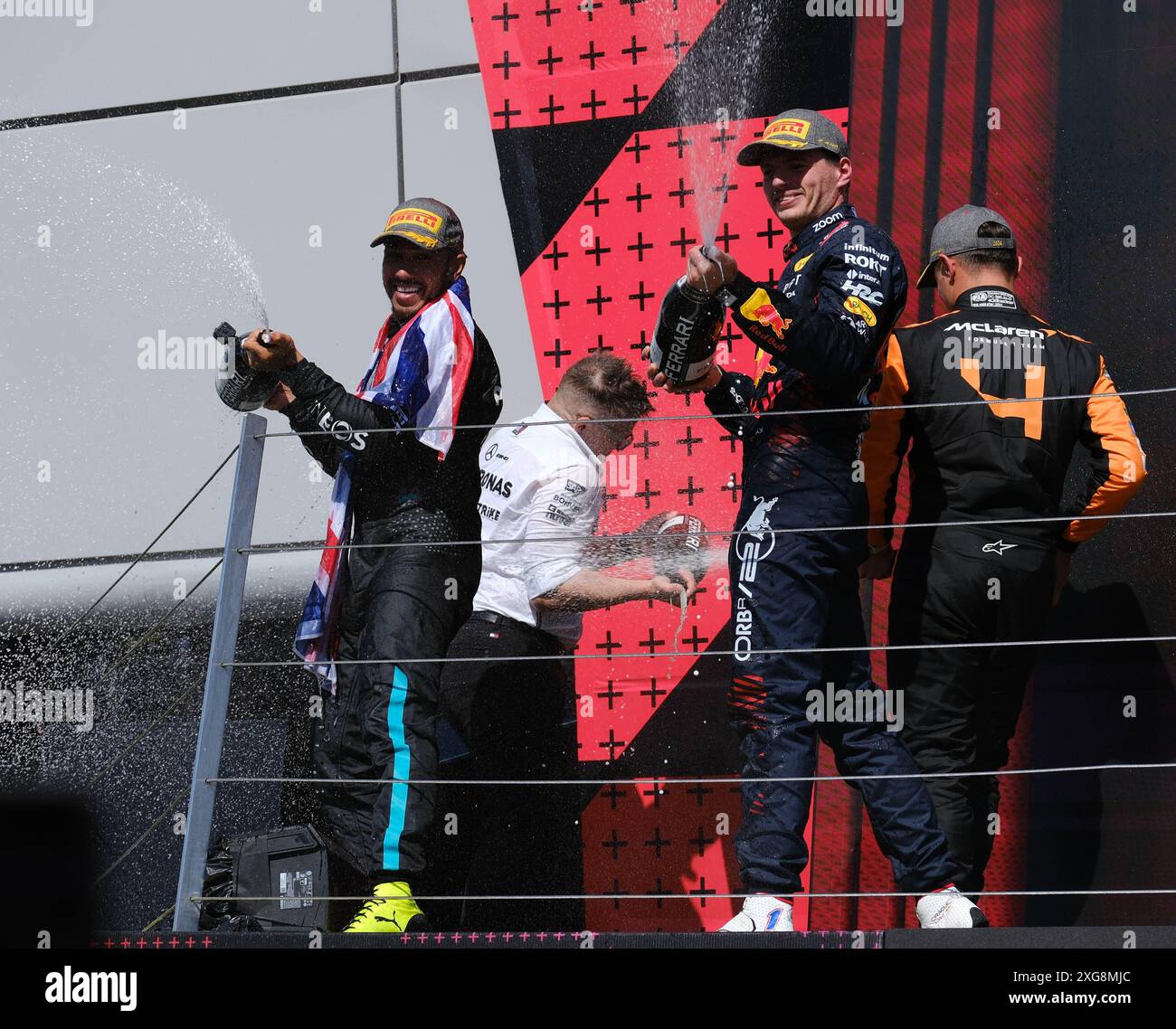Silverstone Circuit, Northamptonshire, UK. 7th July, 2024. Formula 1 ...