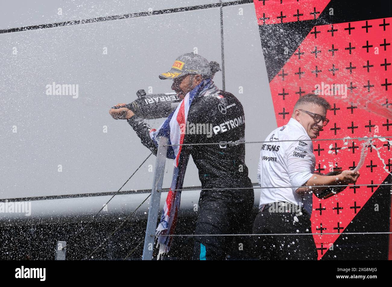 Silverstone Circuit, Northamptonshire, UK. 7th July, 2024. Formula 1 ...