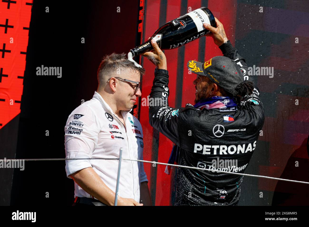 Peter 'Bono' Bonnington, senior race engineer for Lewis Hamilton ...