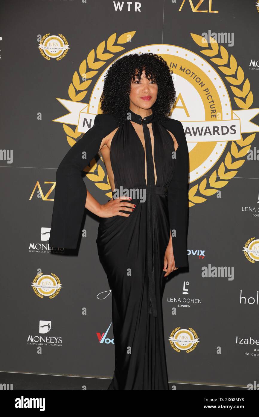 Jasmine Kerr attends National Film Awards at Porchester Hall in London ...