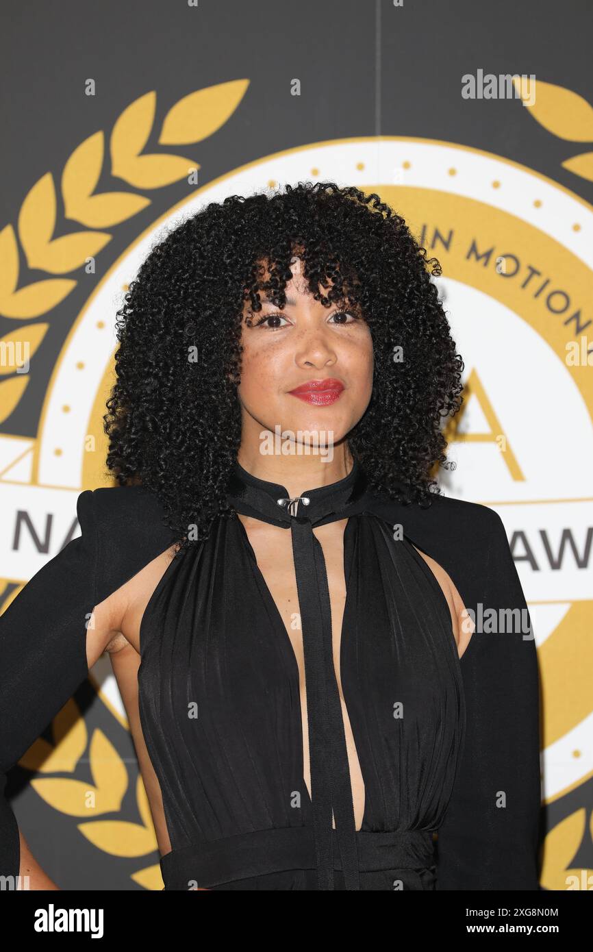 Jasmine Kerr attends National Film Awards at Porchester Hall in London ...