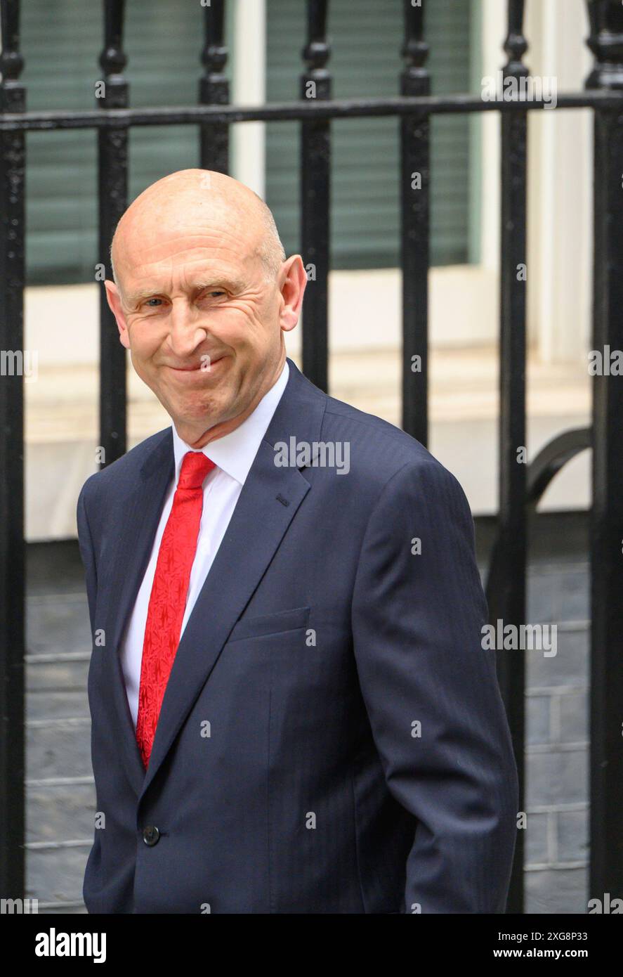 John Healey MP - Secretary of State for Defence - in Downing Street as new Prime Minister Sir ...