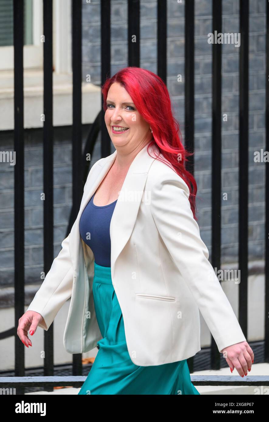 Louise Haigh MP - Secretary of State for Transport - in Downing Street ...