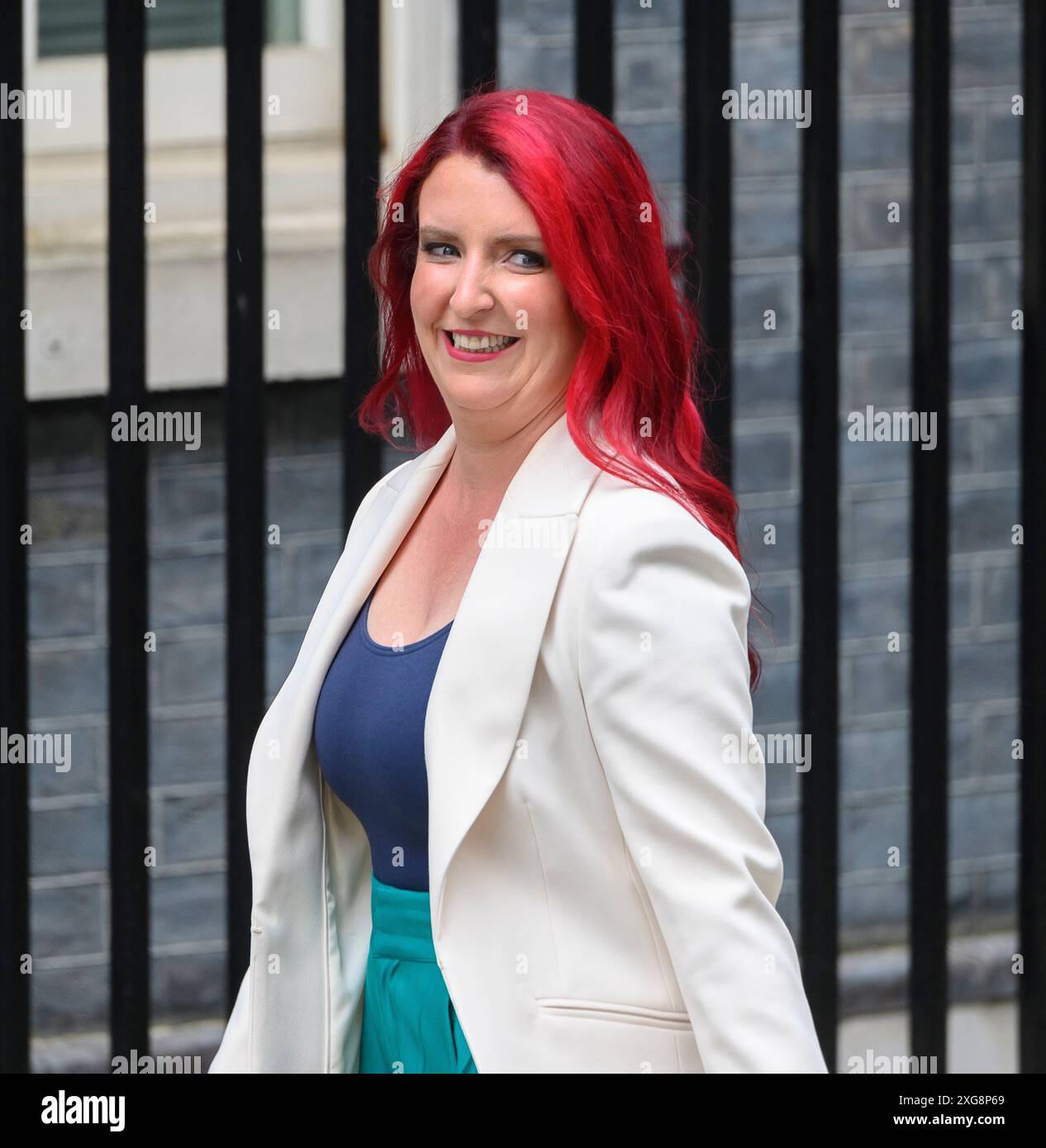 Louise Haigh MP - Secretary of State for Transport - in Downing Street ...