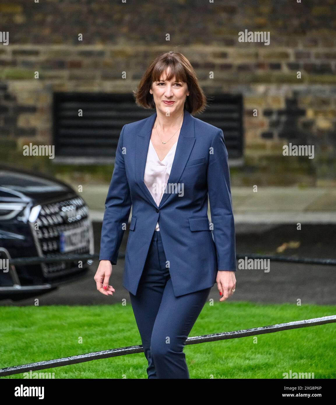Rachel Reeves MP - Chancellor of the Exchequer - in Downing Street as ...