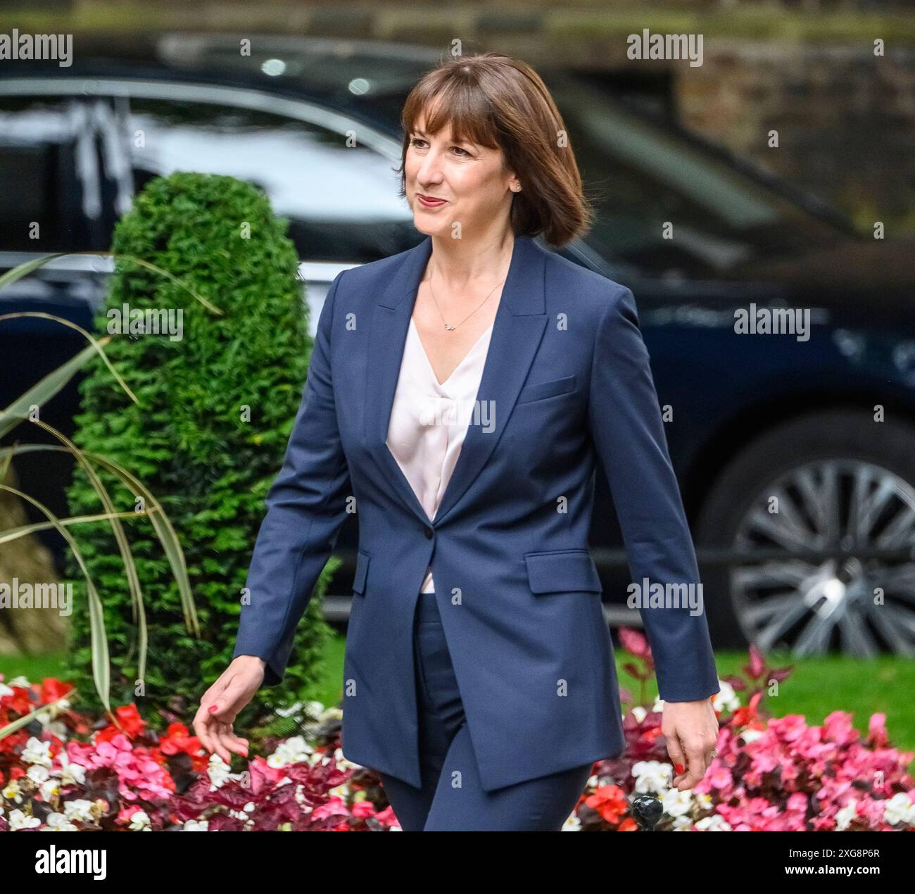 Rachel Reeves MP - Chancellor of the Exchequer - in Downing Street as ...