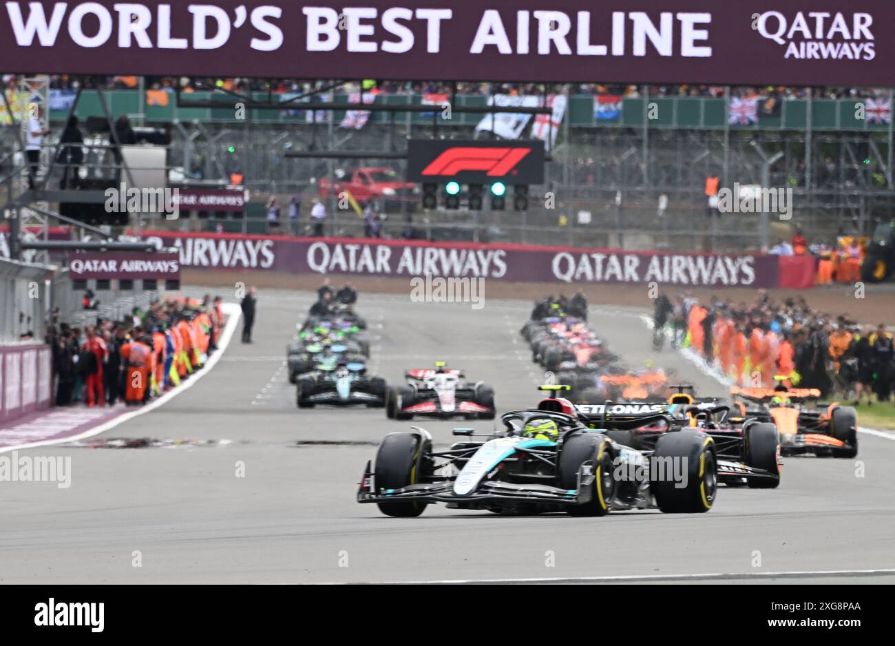 Silverstone Circuit, Northamptonshire, UK. 7th July, 2024. Formula 1 ...