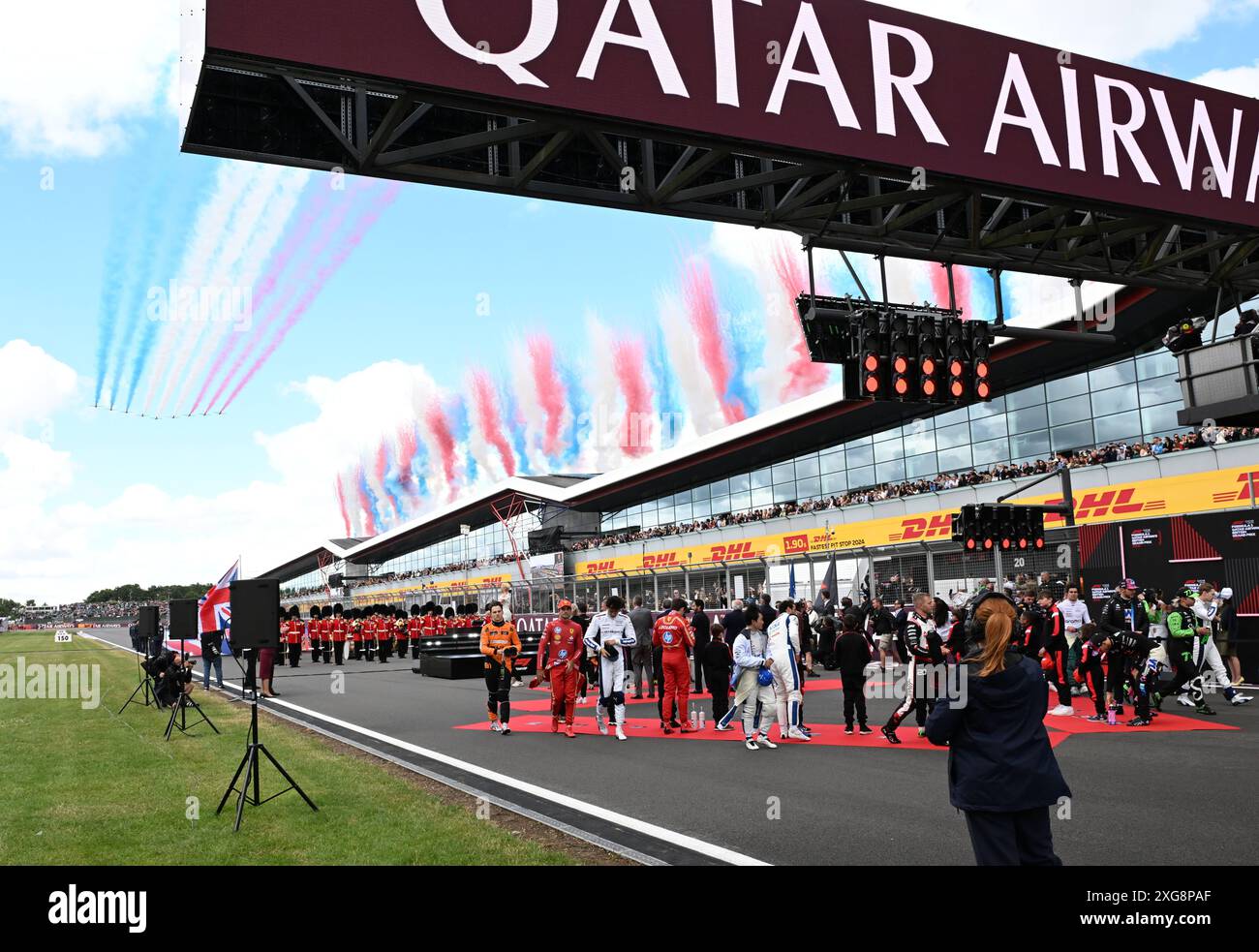 Silverstone Circuit, Northamptonshire, UK. 7th July, 2024. Formula 1 ...