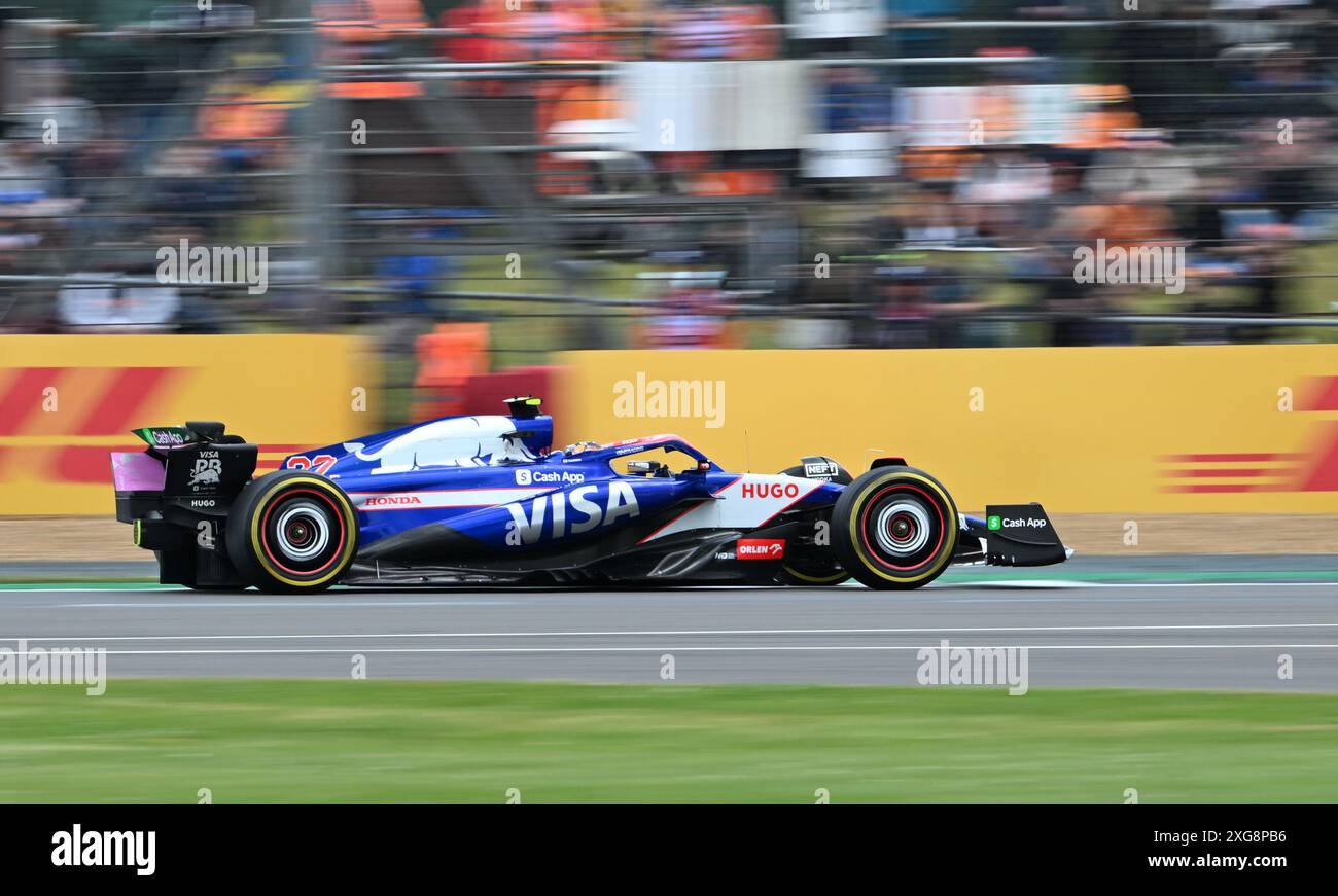 Silverstone Circuit, Northamptonshire, UK. 7th July, 2024. Formula 1 ...
