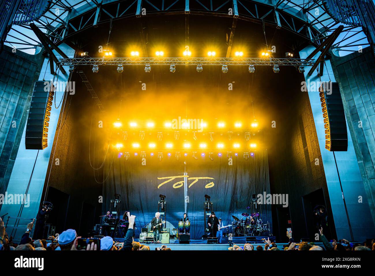Aarhus, Denmark. 05th, Juli 2024. The American rock band Toto performs ...