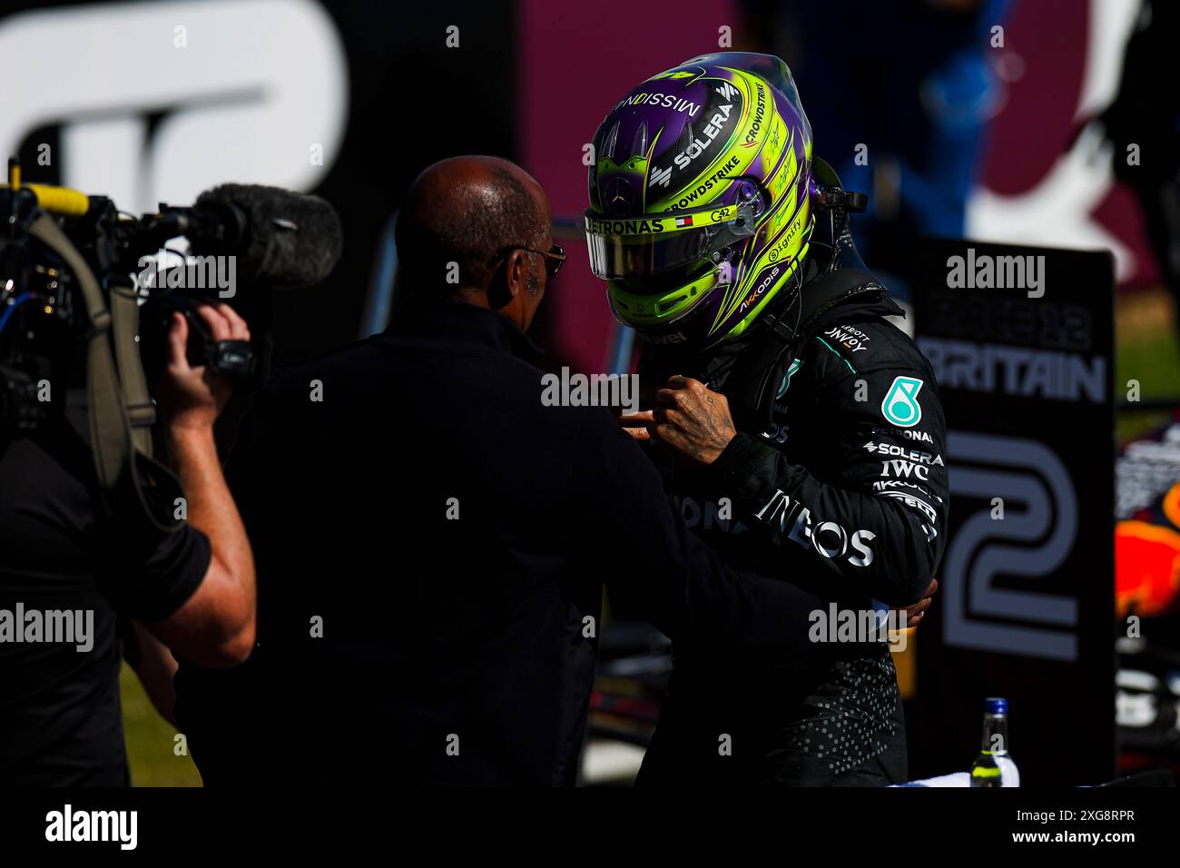 Silverstone,UK. 07th July, 2024. HAMILTON Lewis (gbr), Mercedes AMG F1 ...