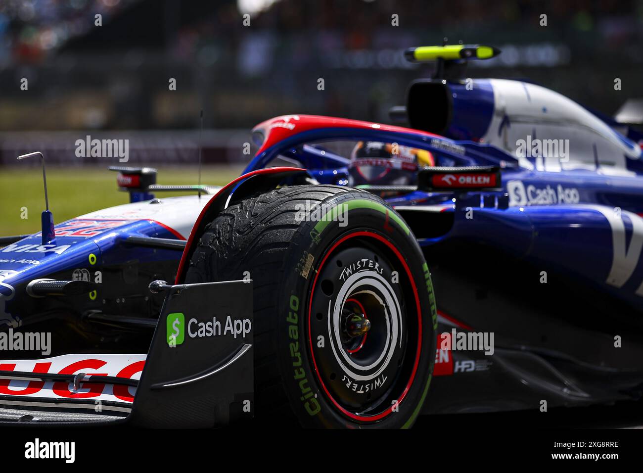 Pirelli Tyre illustration during the Formula 1 Qatar Airways British ...