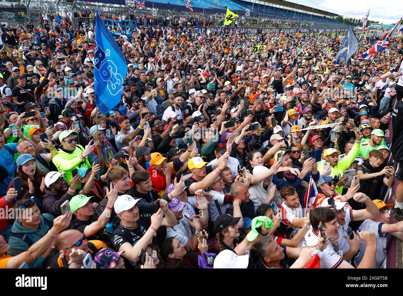 Silverstone, Great Britain. 7th July, 2024. Fans, F1 Grand Prix of ...