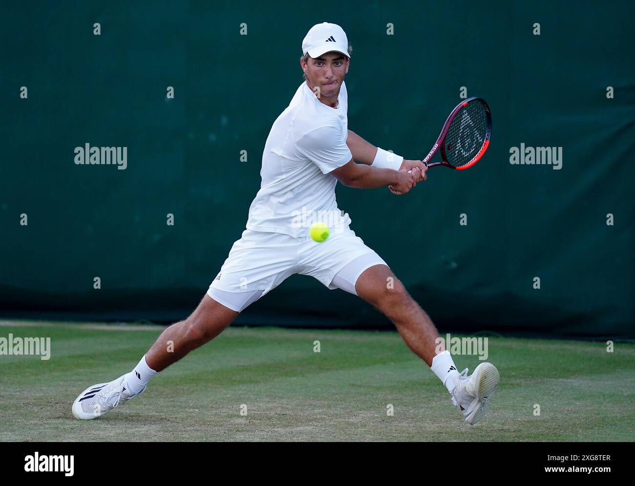 Mark Ceban on day seven of the 2024 Wimbledon Championships at the All ...
