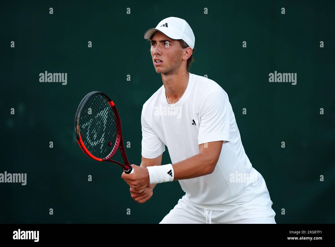 Mark Ceban on day seven of the 2024 Wimbledon Championships at the All ...