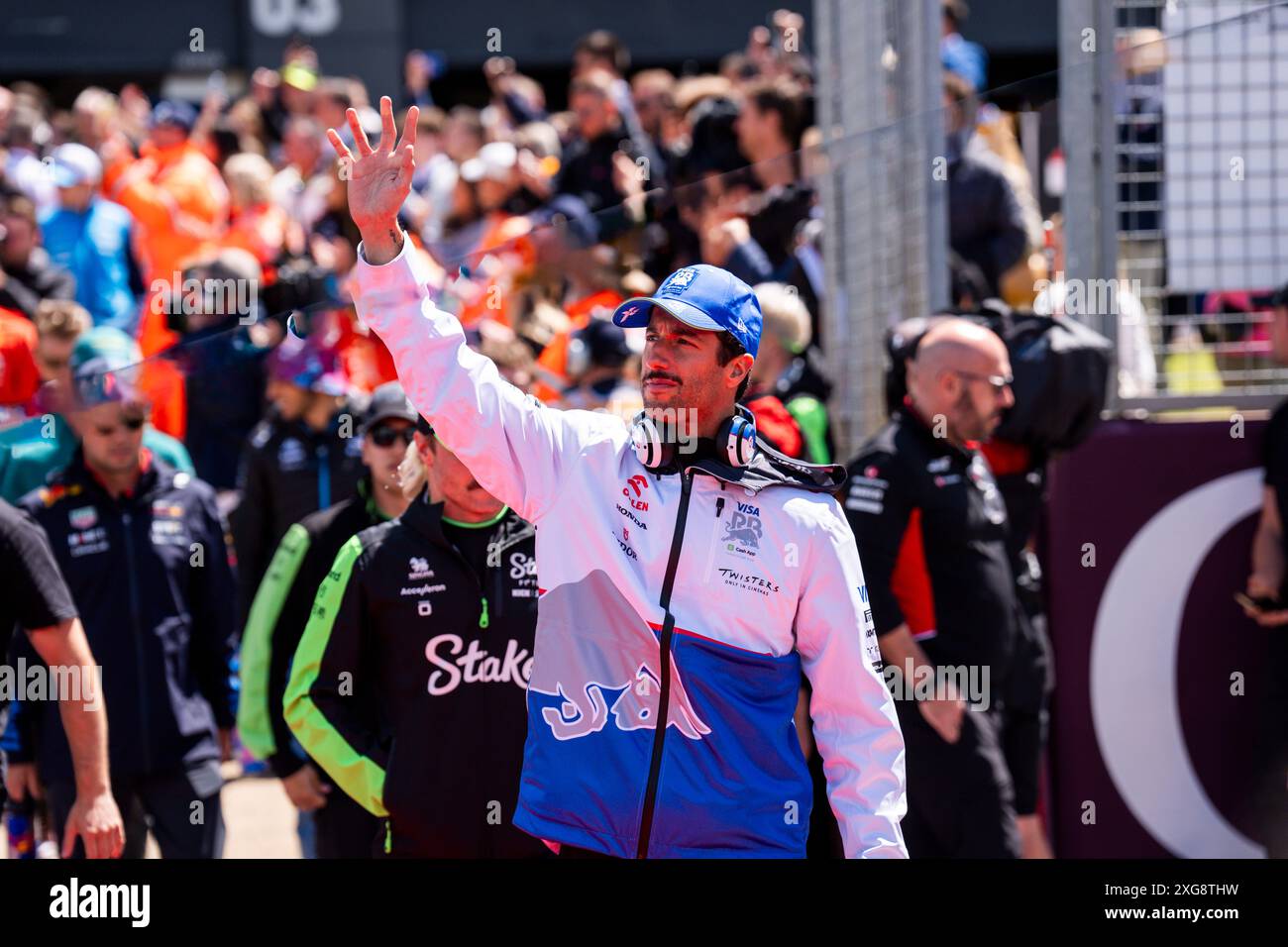 Silverstone, UK. 07th July, 2024. Daniel Ricciardo (AUS) - Visa Cash ...