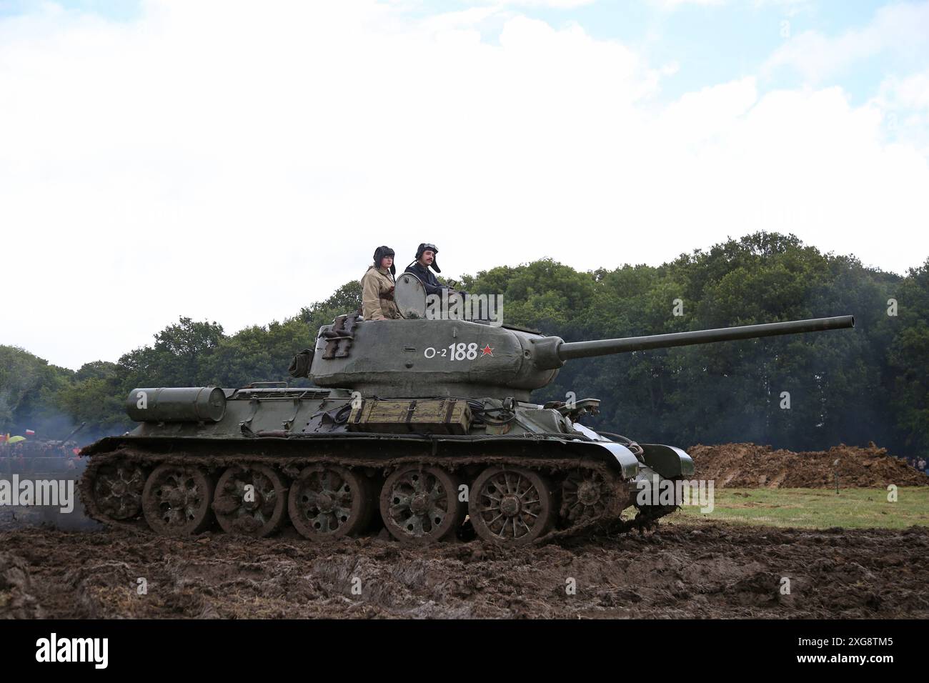 Soviet T34/85 World War II Tank Stock Photo - Alamy
