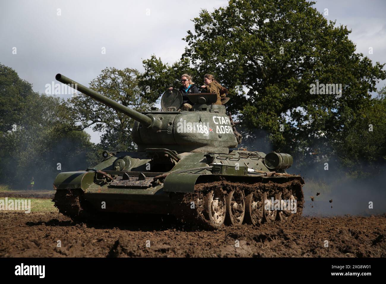 Soviet T34/85 World War II Tank Stock Photo - Alamy