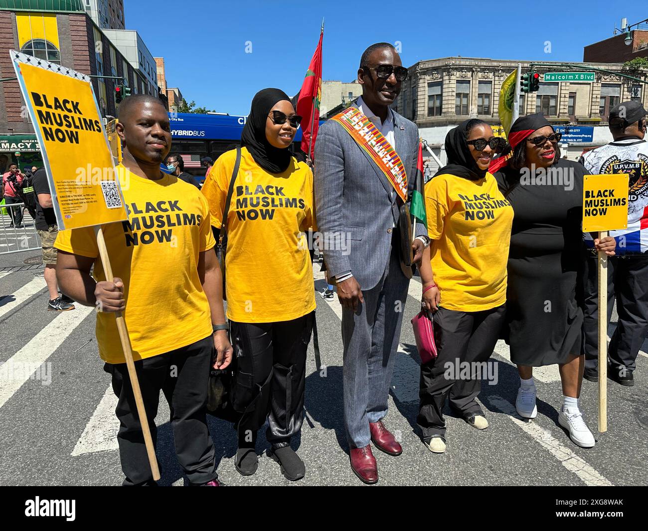 New York, N.Y. - June 15, 2024: Grand marshal, Councilman Yusef Salaam ...