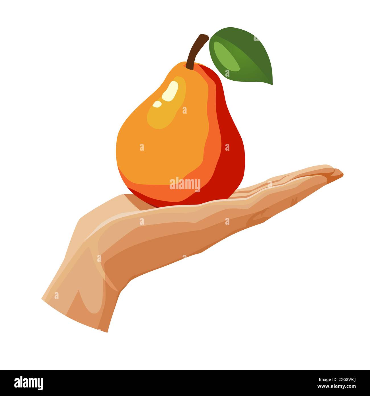 Pear pulp Stock Vector Images - Alamy